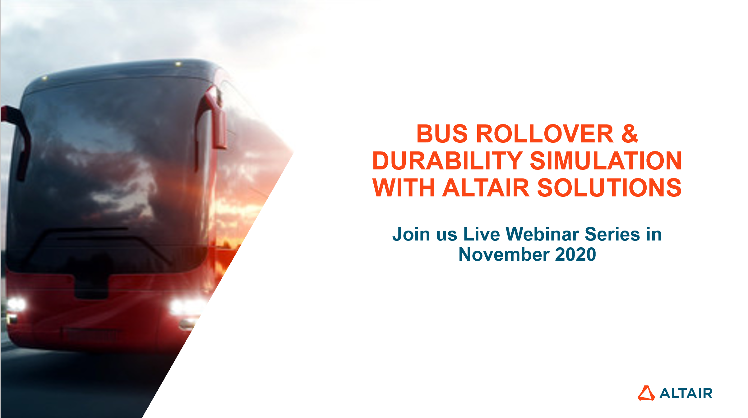 Bus Rollover & Durability Simulation with Altair Solutions